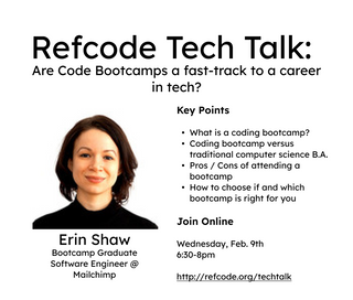 Refcode Community Tech Talk - Online-only Tech Talk and Meetup